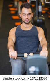 Стоковая фотография 1207482: Strong Man Flexing Muscles Gym | Shutterstock