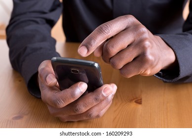 Man Using Smartphone Stock Photo 160209293 | Shutterstock