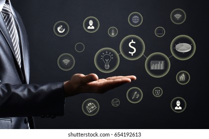 Management Through Graph Analysis Stock Photo 654192613 | Shutterstock