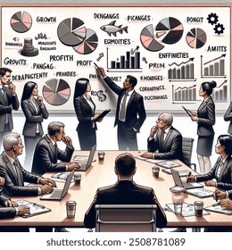 Sports Staff Meeting Professional Setting Management AI-generated image ...