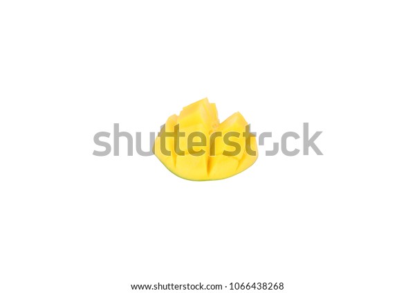 Mango Grid Cut Cubes 2 Stock Photo 1066438268 | Shutterstock