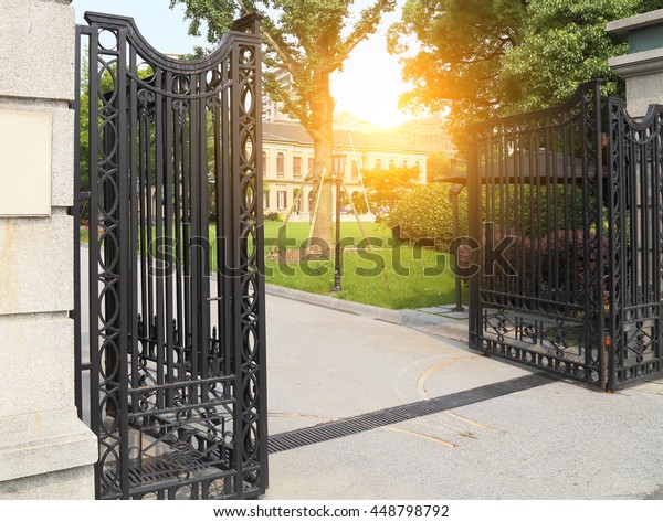 Manor Gate Stock Photo 448798792 | Shutterstock
