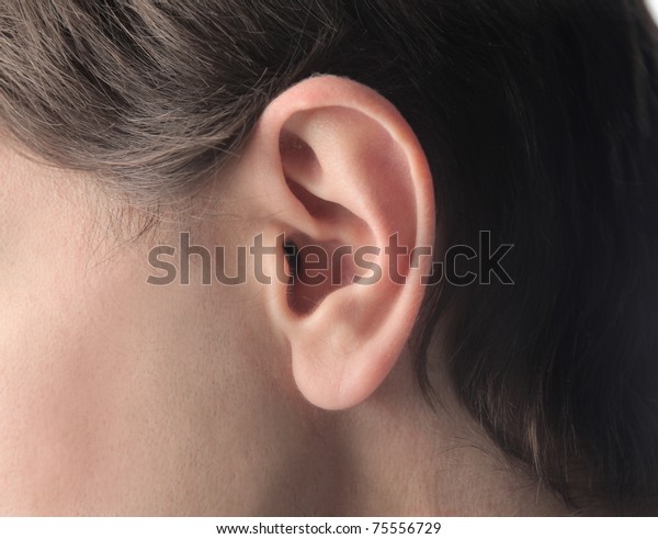 Mans Ear Stock Photo (Edit Now) 75556729