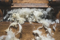 Processing of wool featuring wool, processing, and pattern, an ...