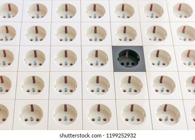Many Electrical Socket Outlets Stock Photo 1199252932 | Shutterstock