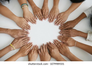 Many Hands Concept Teamwork Stock Photo 1079989331 | Shutterstock