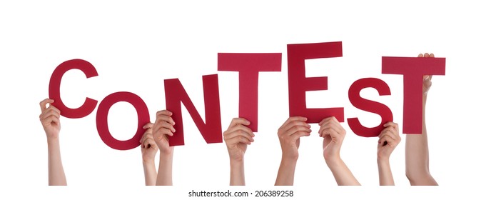 Many Hands Holding Word Contest Isolated Stock Photo 206389258 ... Many Hands Holding Word Contest Isolated Stock Photo 206389258 ...
