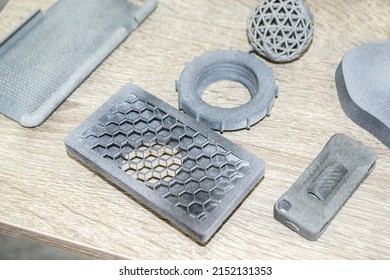 Many Models Gray Printed On 3d Stock Photo 2152131353 | Shutterstock