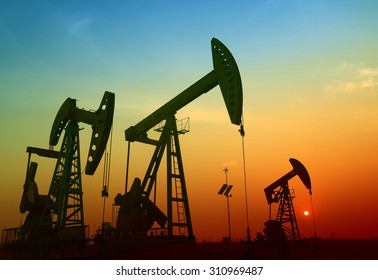 Many Pumping Unit Work Under Setting Stock Photo 310969487 | Shutterstock