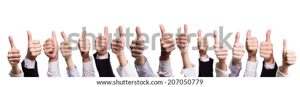 Many Thumbs Stock Photo (Edit Now) 207050779