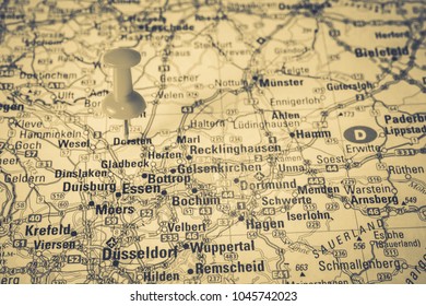 Map Dorsten Stock Photo 1045742023 | Shutterstock