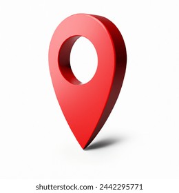 Advertising Product Photo Location Pin White AI-generated image ...