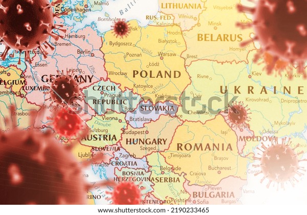 Map Spread Monkeypox Virus Europe Smallpox Stock Photo 2190233465 ...