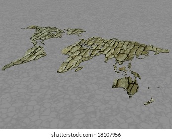 Map Stone Stock Photo 18107956 | Shutterstock