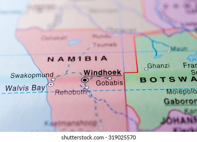 Map View Windhoek Namibia Stock Photo 319025570 | Shutterstock