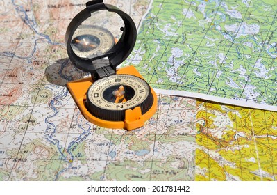 Maps Compass Compass On Map This Stock Photo 201781442 | Shutterstock