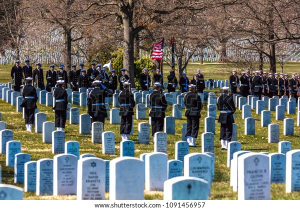 March 26 2018 Arlington Cemetery Wash Stock Photo (Edit Now) 1091456957 March 26 2018 Arlington Cemetery Wash Stock Photo (Edit Now) 1091456957
