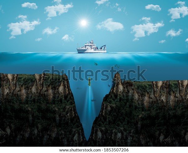 Mariana Trench Deepest Point Earthdigital Visual Stock Photo (Edit Now ... Mariana Trench Deepest Point Earthdigital Visual Stock Photo (Edit Now ...