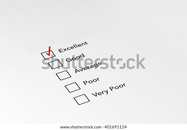 Mark Excellent On Performance Evaluation Business Stock Photo (Edit Now ...