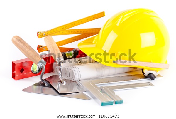 Mason Tools Stock Photo (Edit Now) 110671493