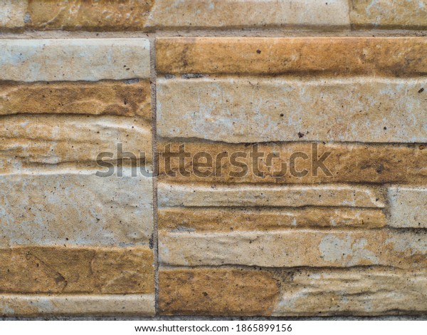 Masonry Wall Texture Background Cladding Stock Photo 1865899156 ...