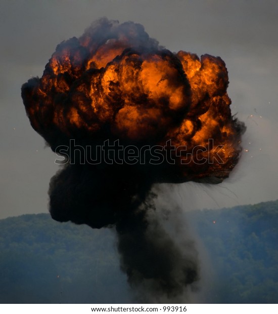 Massive Round Explosion Stock Photo 993916 | Shutterstock