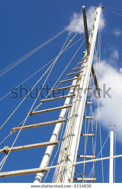 Mast Steps Rigging On Sailing Yacht Stock Photo 6116830 | Shutterstock