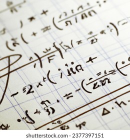 Showing Person Focusing On Complex Math Imagen generada por IA ...