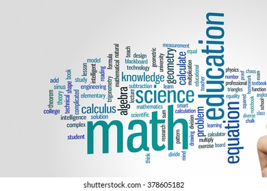 Math Concept Word Cloud Background Stock Photo 378605182 | Shutterstock