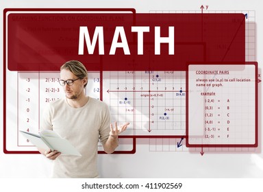 Math Mathematics Calculation Chart Concept Stock Photo 411902569 ...