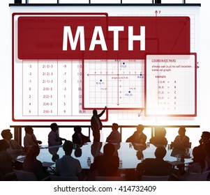 Math Mathematics Calculation Chart Concept Stock Photo (Edit Now) 445781992