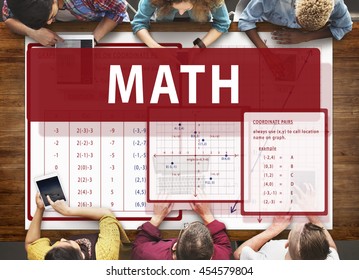 Math Mathematics Calculation Chart Concept Stock Photo (Edit Now) 445781992