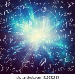 Math Physics Formulas Symbol On Space Stock Photo 515832913 | Shutterstock