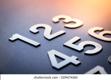 Mathematics Background Made Solid Numbers 1 Stock Photo 1509674360 ...