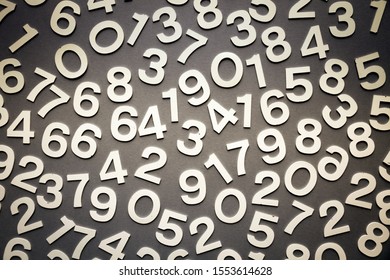 3d Numbers Wallpaper Stock Illustration 134051534