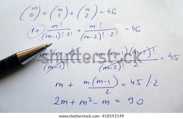 Mathematics Calculations Pencil Stock Photo Edit Now 418592149 mathematics-calculations-pencil-stock-photo-edit-now-418592149