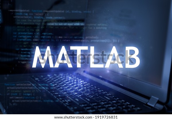 Matlab Inscription Against Laptop Code Background Stock Photo ... Matlab Inscription Against Laptop Code Background Stock Photo ...