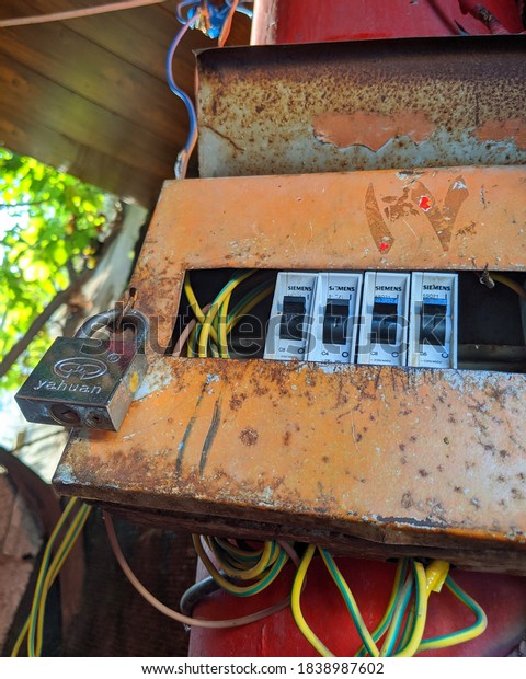 Mcb Electrical Automatically Protect Damage Caused Stock Photo ...