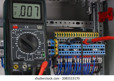 Measurement Electrical Parameters Using Multimeter Electrical Stock ...