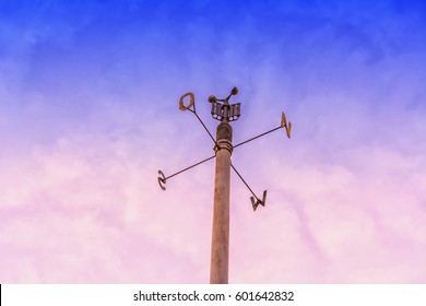 Colorful Background Street Light Tower Stock Photo 1368715622 ...