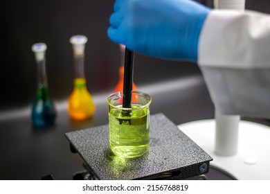 Measuring Ph Solution Using Digital Ph Stock Photo 2156768819 ...