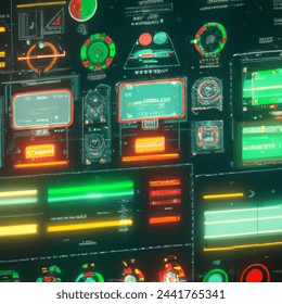 Mecha 3d Image Console Statistics Dashboard AI-generated image ...