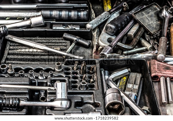 Mechanic Tool Tool Box Tool Set Stock Photo 1718239582 | Shutterstock