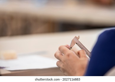 Mechatronics Classes Using Measuring Tools Stock Photo 2027116883 ...