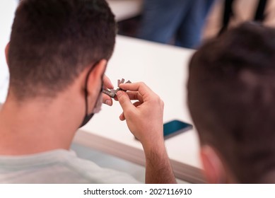 Mechatronics Classes Using Measuring Tools Stock Photo 2027116910 ...
