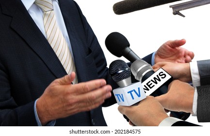 Media Interview Stock Photo 202184575 | Shutterstock