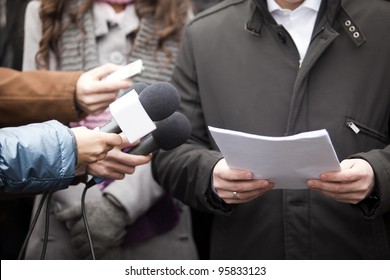Media Interview Stock Photo 95833123 | Shutterstock
