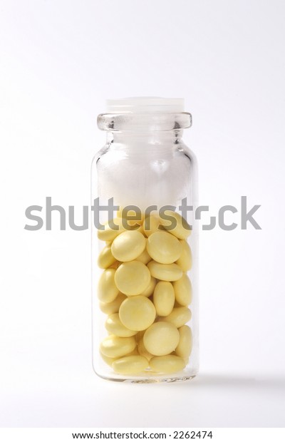Medication Yellow Tablet Stock Photo 2262474 | Shutterstock