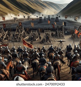War Between Two Large Armies Sword AI-generated image 2470093933 ...