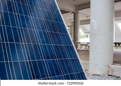 Mediumsized Solar Panel Installed Building Generate Stock Photo ...